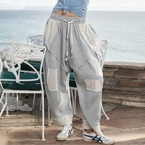 POL | Pants & Jumpsuits | Pol Light Blue Boho Pants | Poshmark